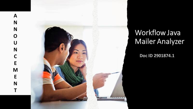 New Workflow Java Mailer Analyzer released and ready to download | ebs