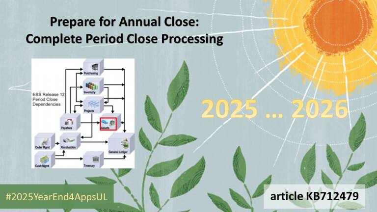 2025 Year-End Preparation: Period End Processing in Oracle Assets ...