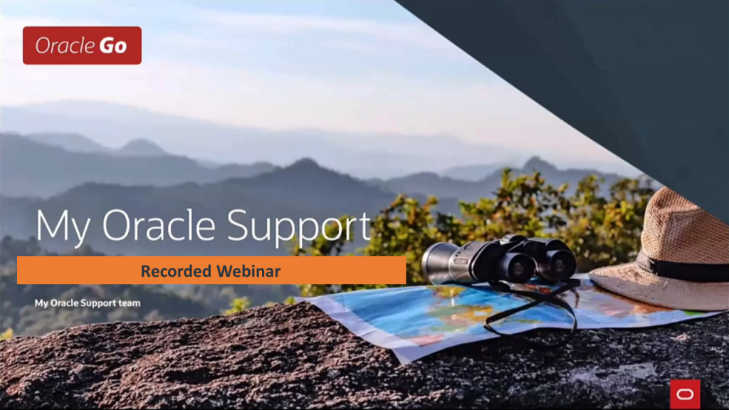 Recorded Webinar: The Improved My Oracle Support Portal | ebs