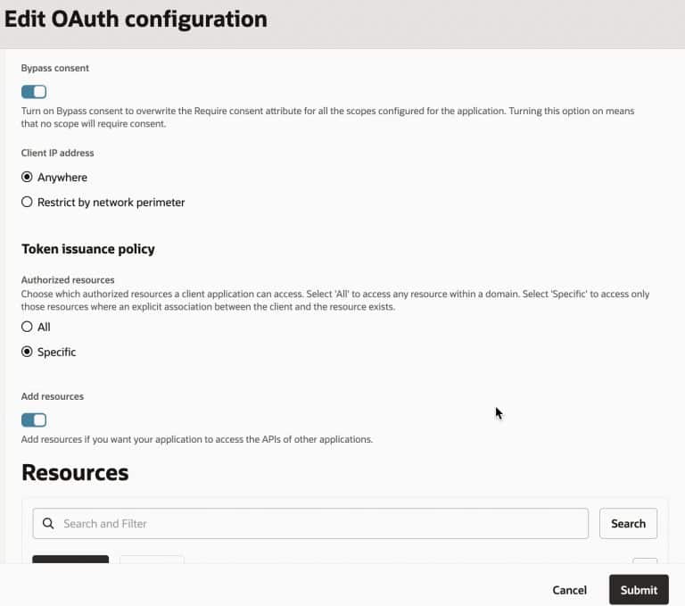 Configuring an OAuth Client App in Oracle Cloud Identity for Your ...