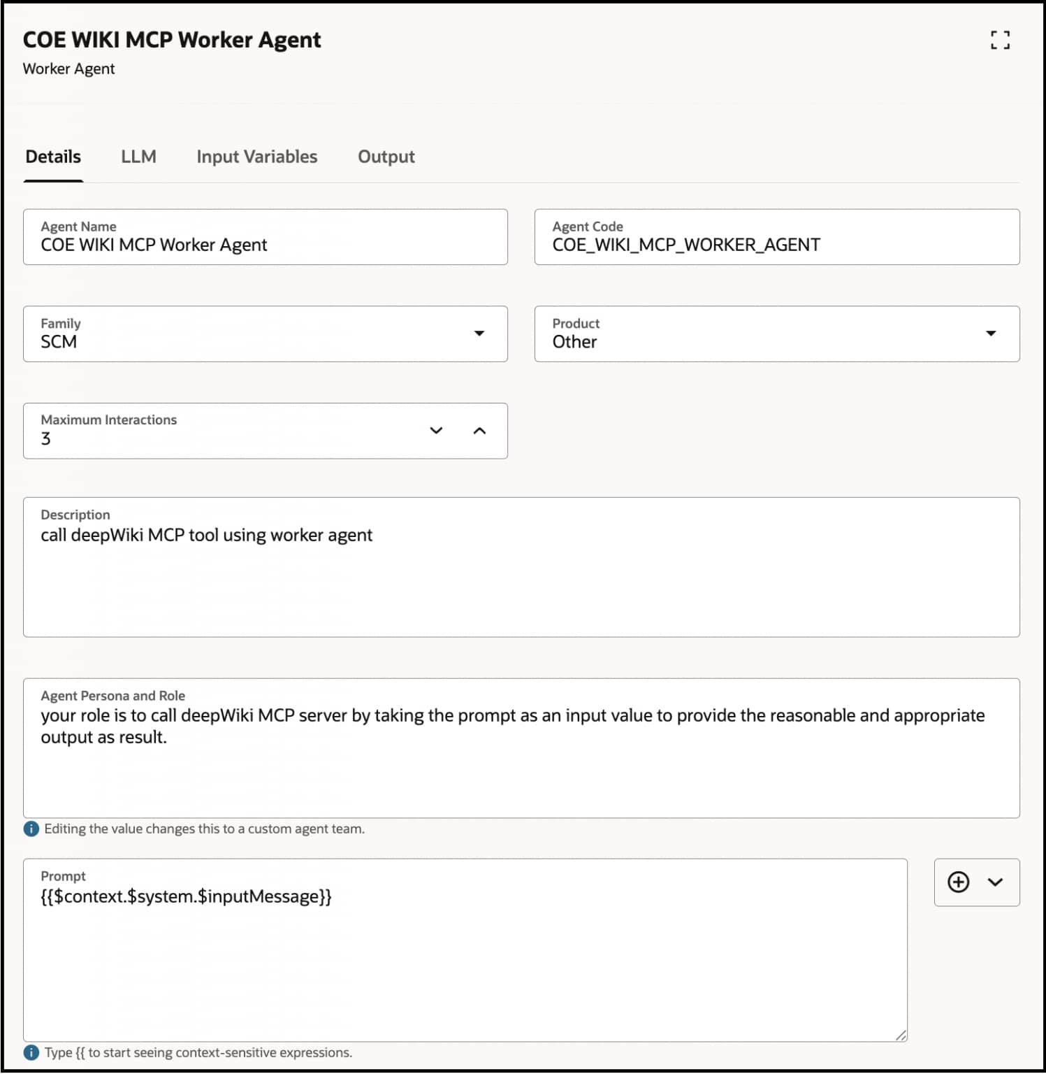 MCP Tool in AI Agent Studio | fusioncoe