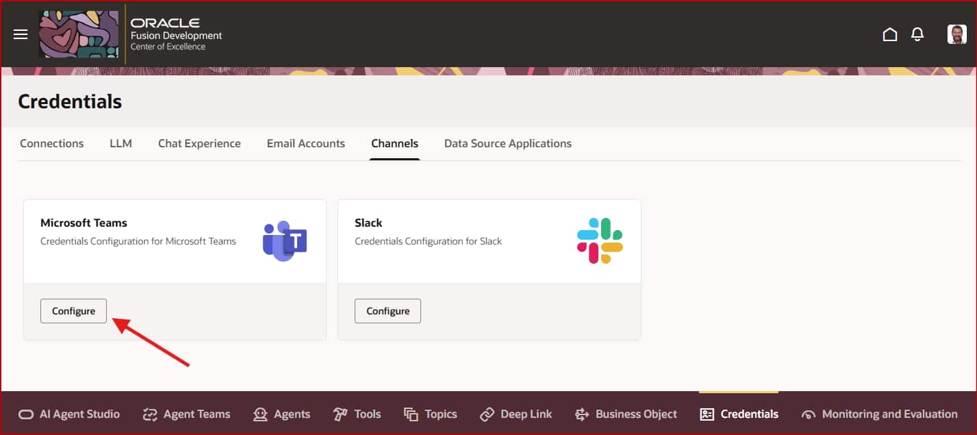 Microsoft Teams Integration with AI Agent Studio | fusioncoe
