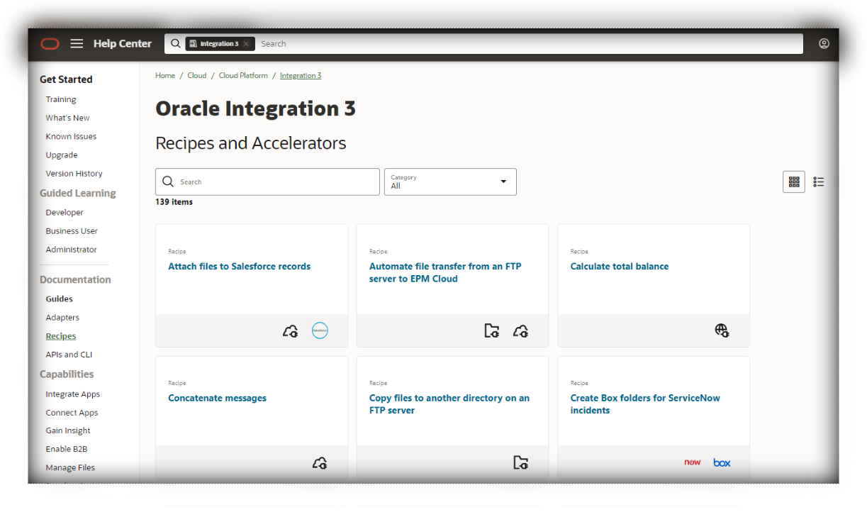 New and Improved Recipes Page | integration