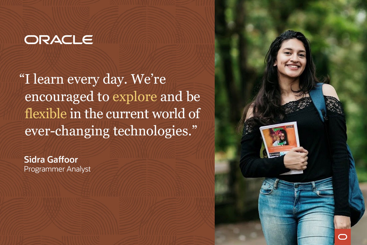 Entry level to expert: how one graduate’s coding her way to great things at Oracle | jobsatoracle
