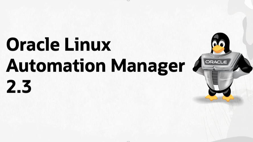 Oracle Linux Automation Manager 2.3 is now available on Oracle Linux 9 ...