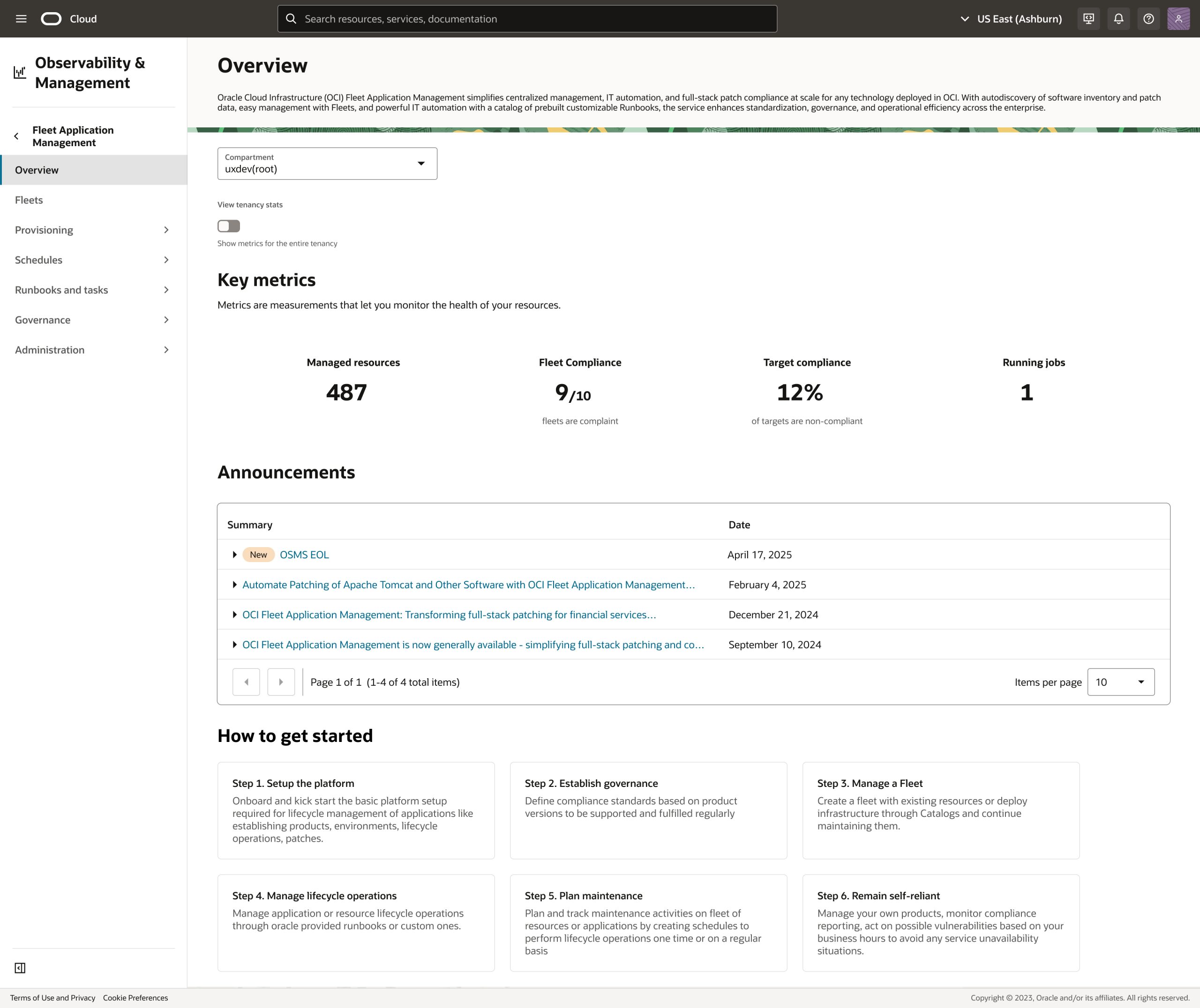 OCI Fleet Application Management、Terraform構成のロックとパッチ適用を大規模に追加 | oracle4engineer