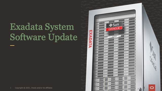 Exadata System Software のアップデート-2021年4月 | oracle4engineer