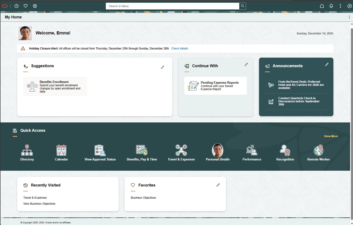 Transforming the PeopleSoft Experience: The New PeopleSoft Landing Page ...