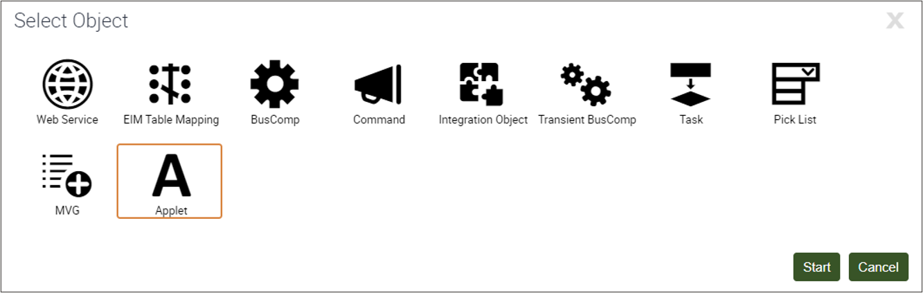 New Applet Wizards for Siebel Web Tools | siebelcrm