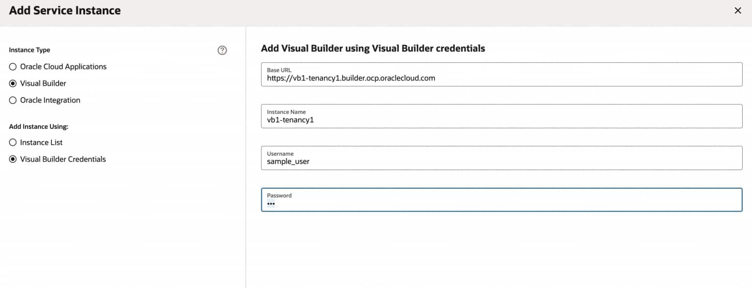 Connecting to Oracle Integration (OIC Gen 3) from Visual Application ...