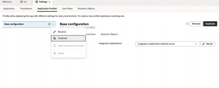 Connecting to Oracle Integration (OIC Gen 3) from Visual Application ...
