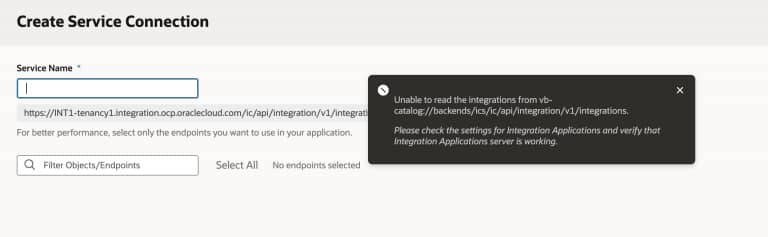 Connecting to Oracle Integration (OIC Gen 3) from Visual Application ...